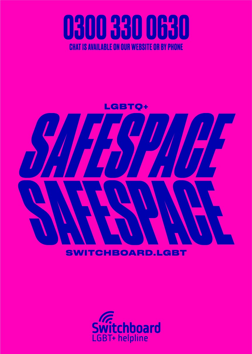 Switchboard LGBT: Safe Space by Rankin | Creative Works | The Drum