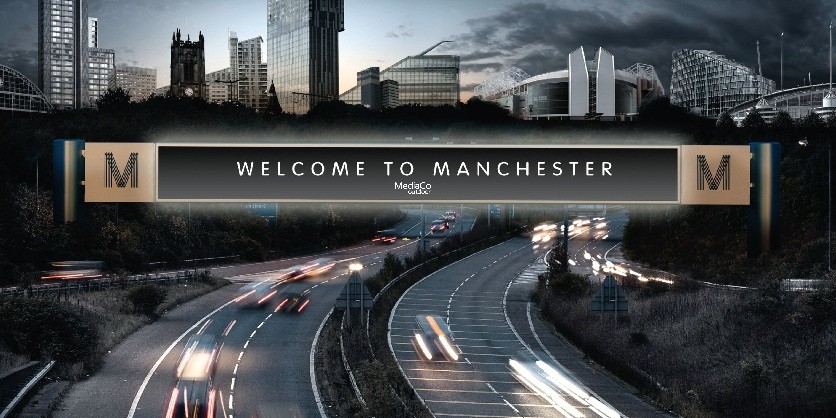 Manchester to receive UK’s largest ever roadside advertising display ...